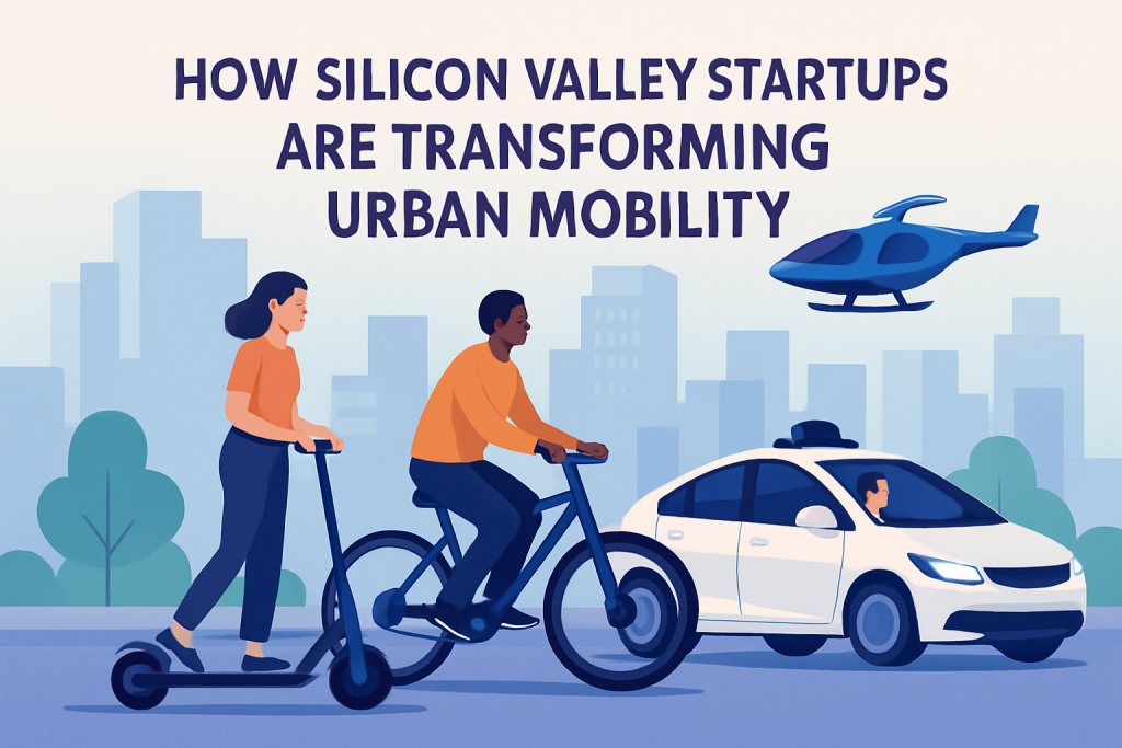 How Silicon Valley Startups are Transforming Urban Mobility – LIVE FROM ...